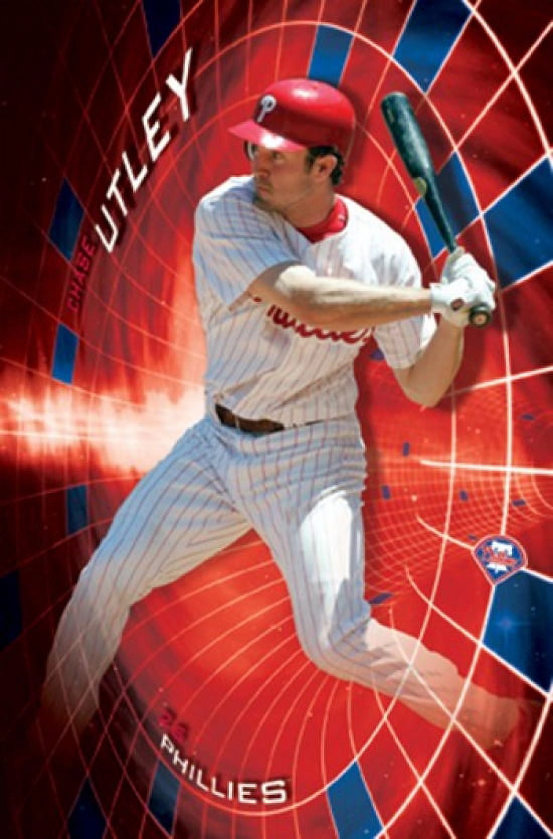 Phillies-Chase Utley Laminated Poster Print (22 x 34) - Walmart.com