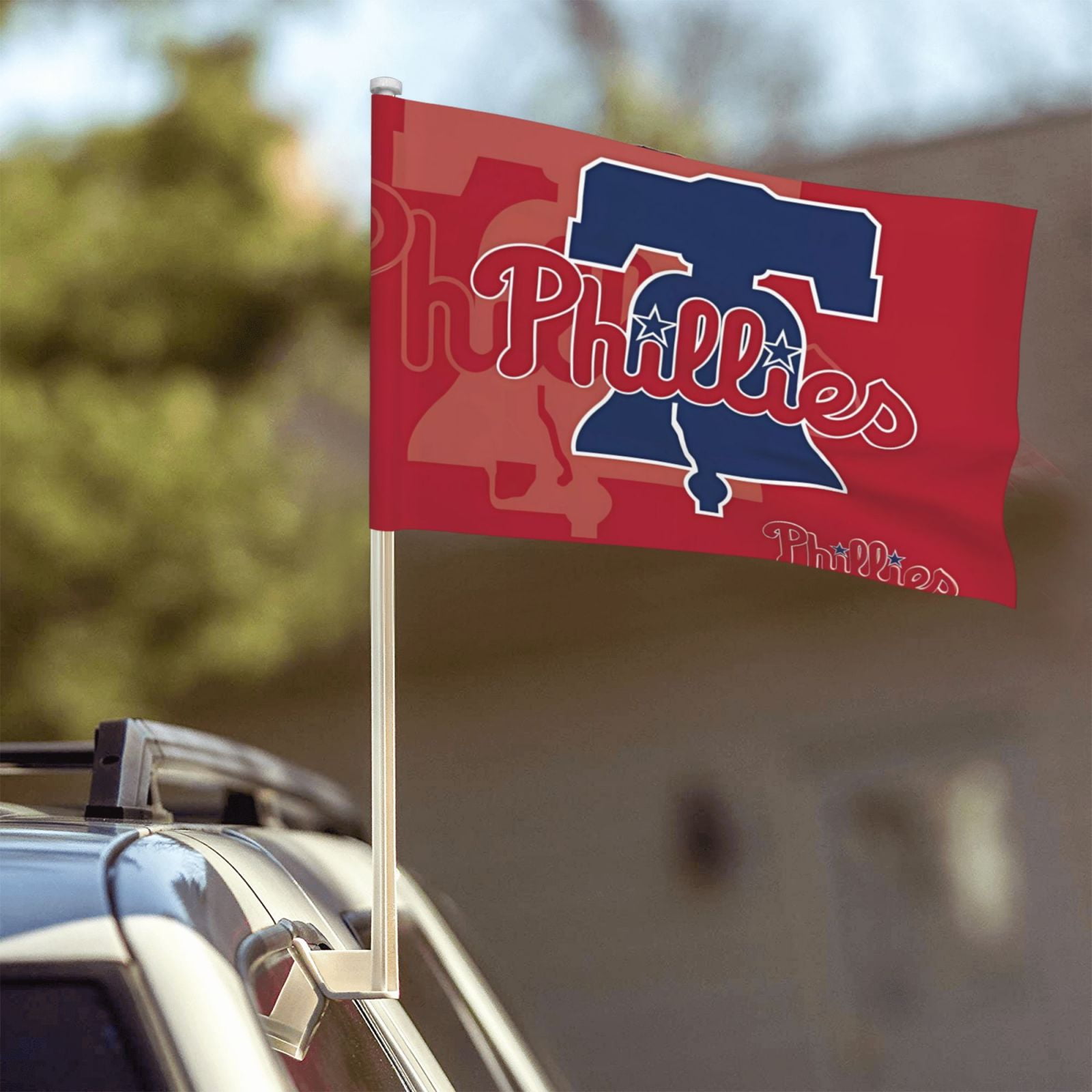 Phillies Custom Car Flag 12 x 18 Inch Baseball Team Logo Fan Game Day ...