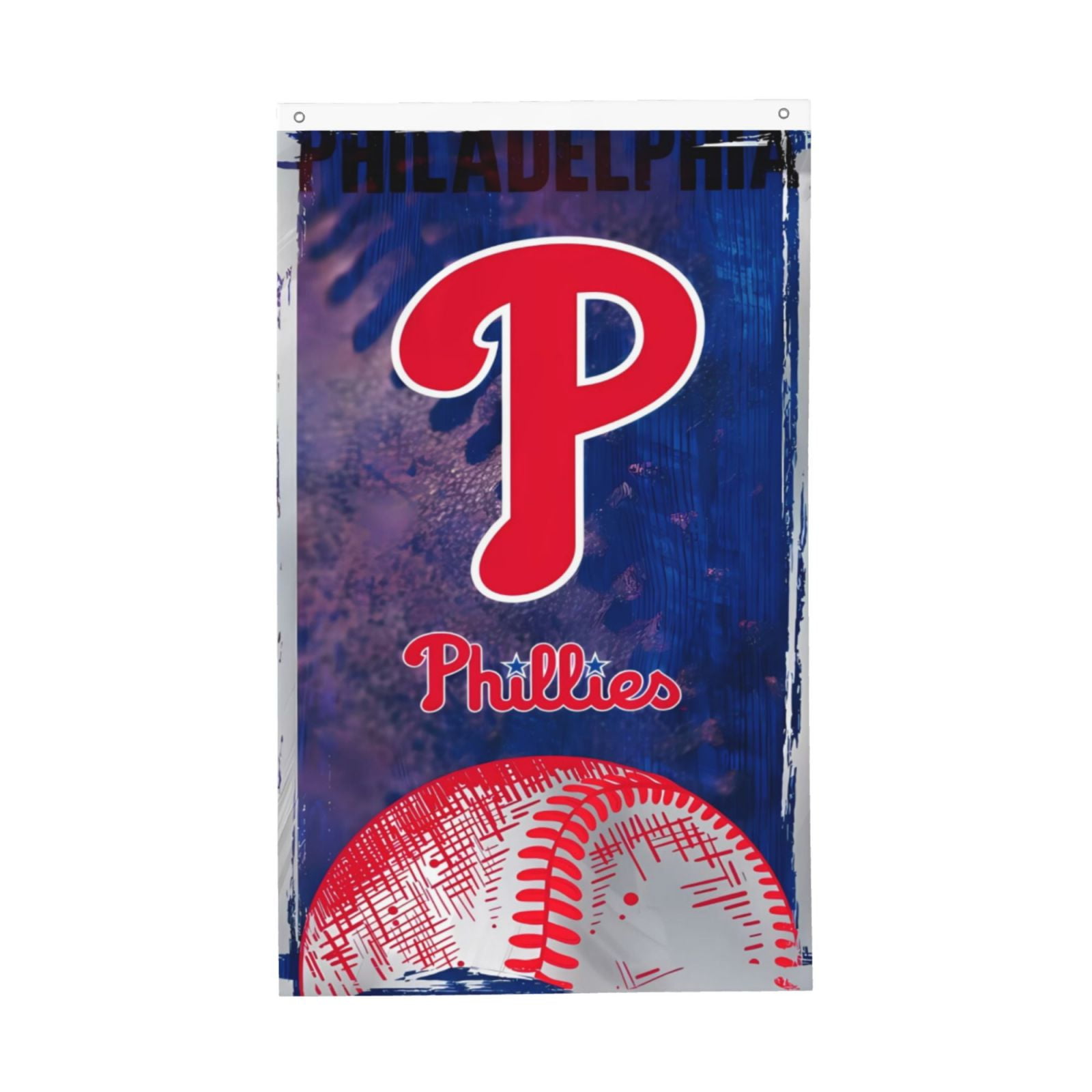 Phillies Custom Double Sided Flag 3x5ft, Baseball Team Graphic Flag ...