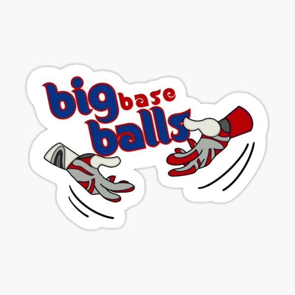 Phillies Love Big Base Balls Sticker Baseball Sticker, Football Sticker ...