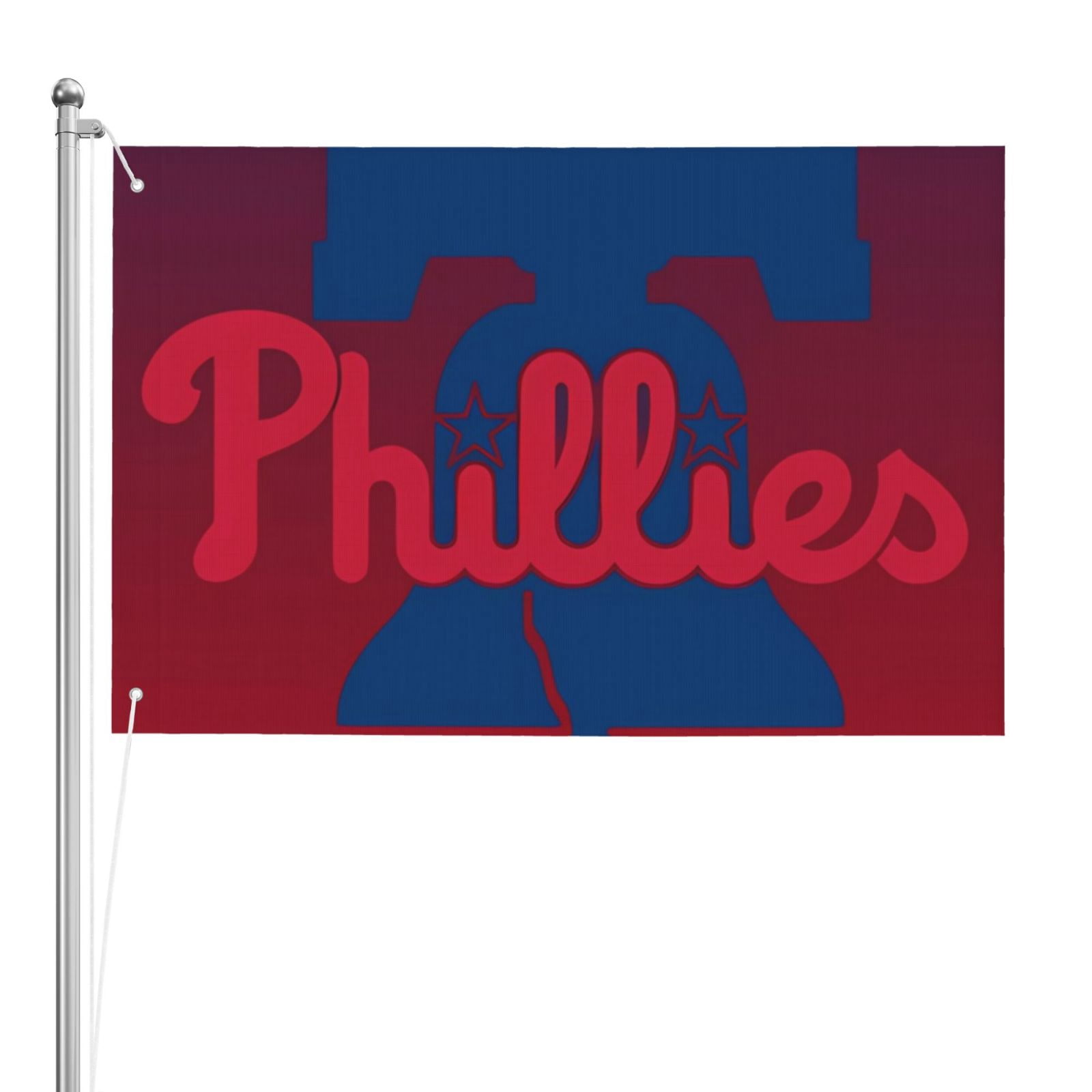 Phillies Three Layer personalized Double Sided Flag Football Fans ...