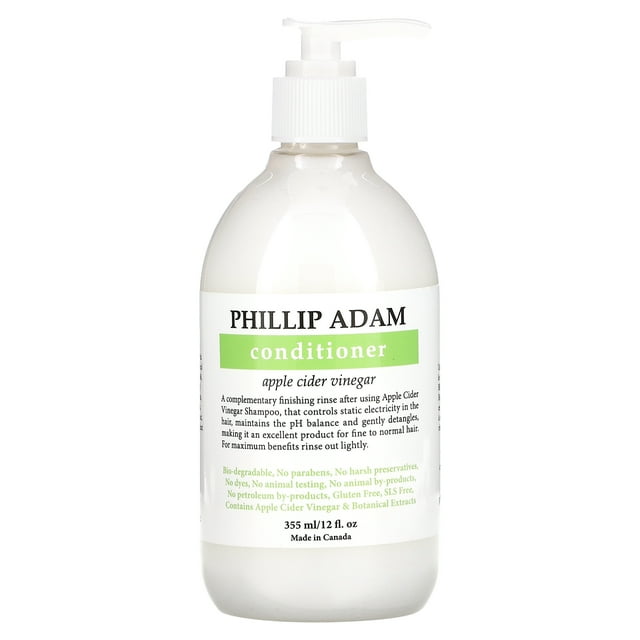 Phillip Adam Conditioner, Apple Cider Vinegar, 12 fl oz (355 ml ...