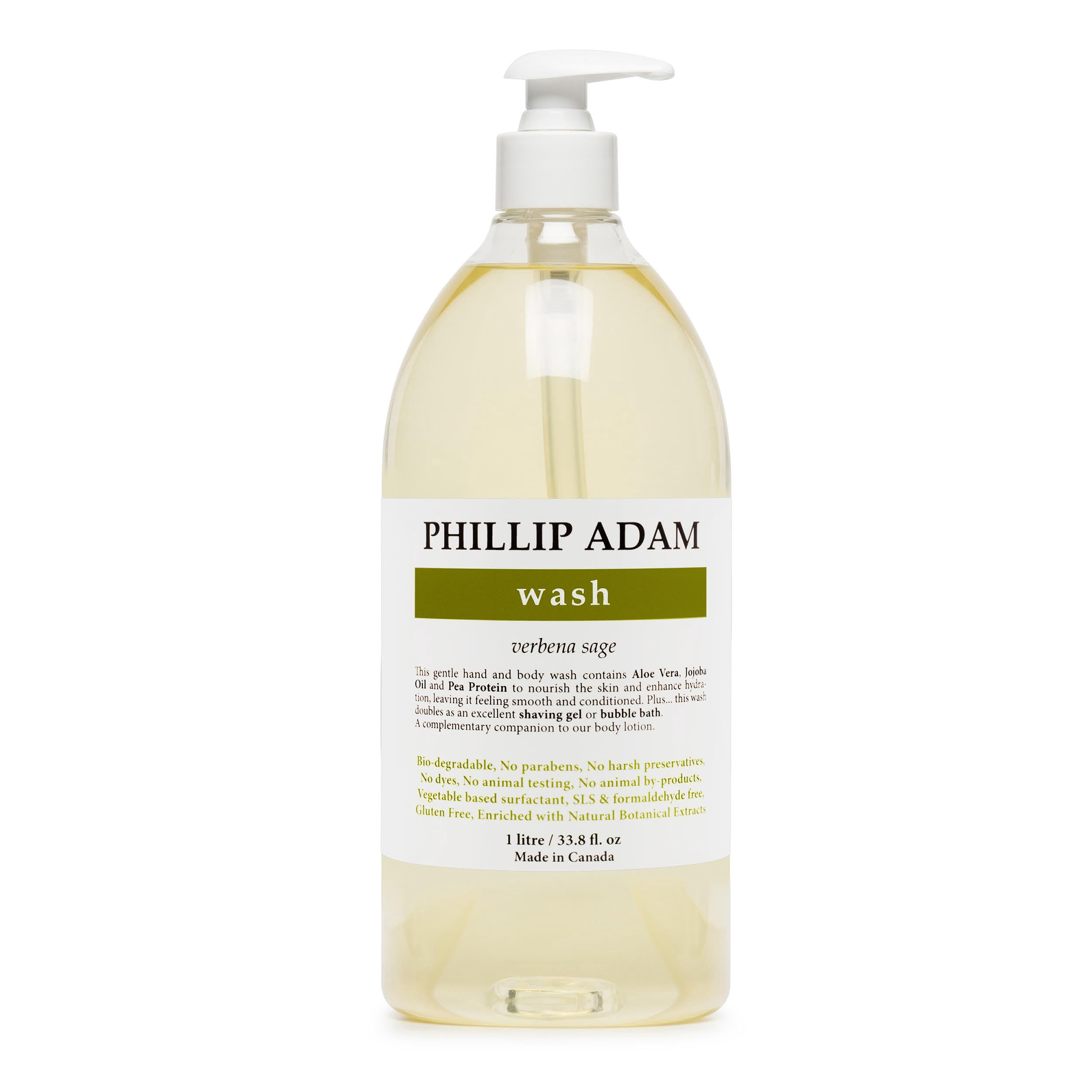 Phillip Adam Verbena Sage MMF7 Hand and Body Wash with Aloe Vera and ...