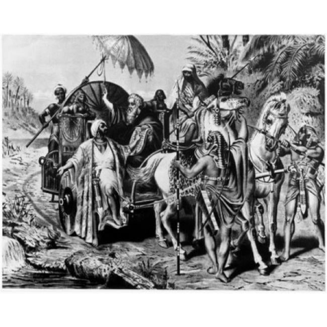 Phillip Baptizes the Ethiopian Eunuch Heinrich Jenny 1824-1891 Swiss ...