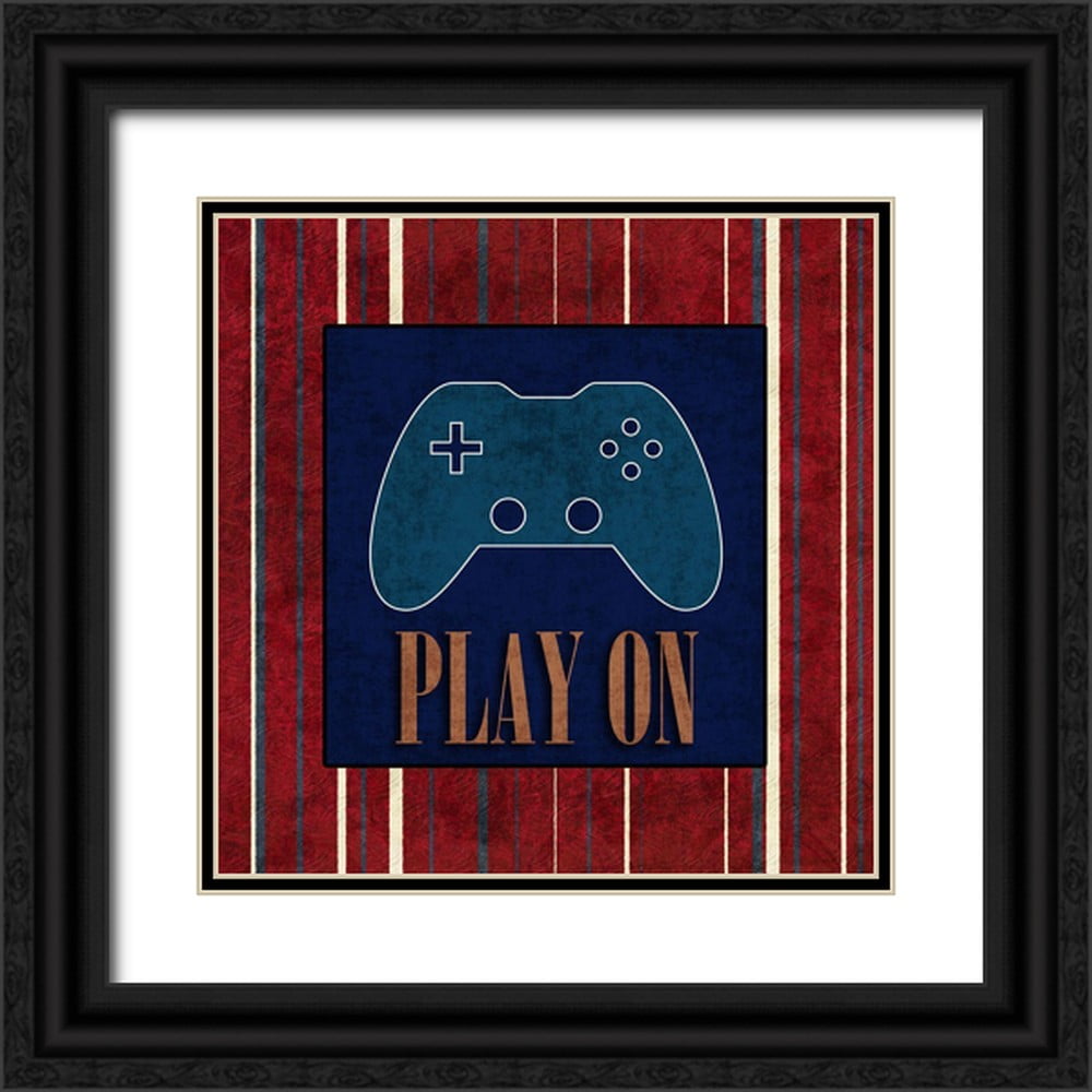 Phillip, Jamie 12x12 Black Ornate Wood Framed with Double Matting Museum Art Print Titled - Play ...