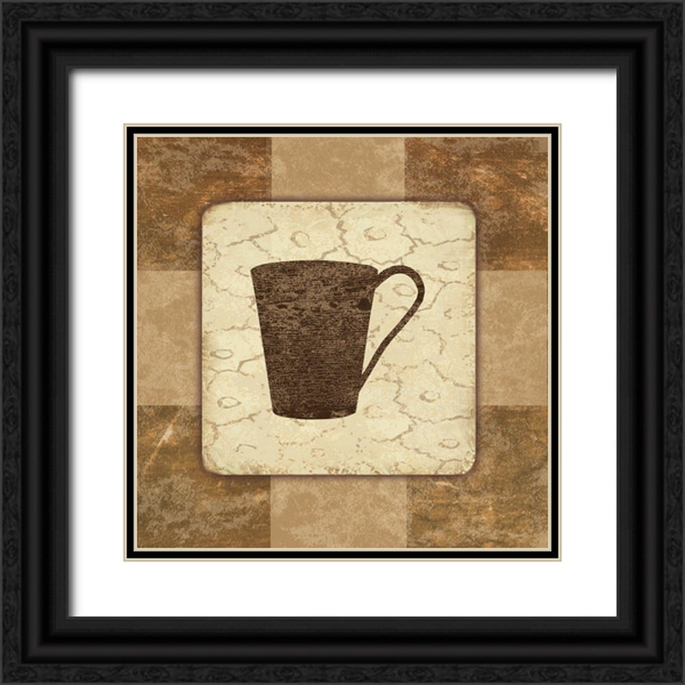 Phillip, Jamie 12x12 Black Ornate Wood Framed with Double Matting ...