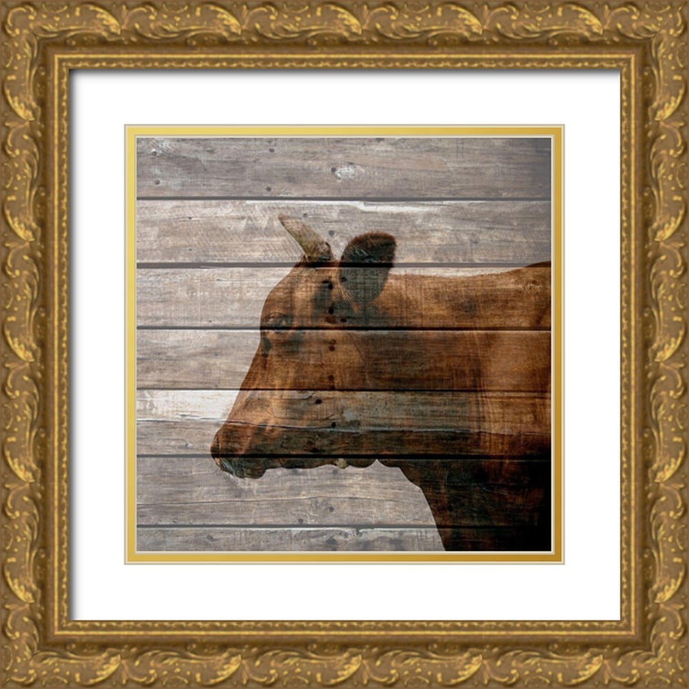 Phillip, Jamie 12x12 Gold Ornate Wood Framed with Double Matting Museum ...