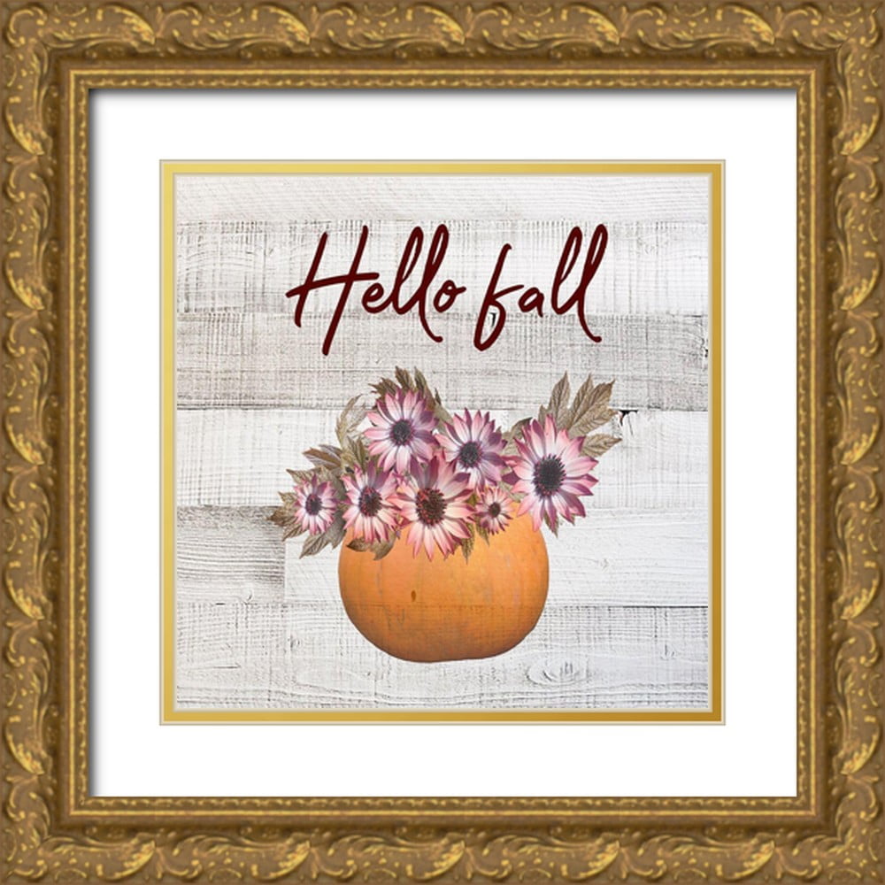 Phillip, Jamie 12x12 Gold Ornate Wood Framed with Double Matting Museum Art Print Titled - Hello ...