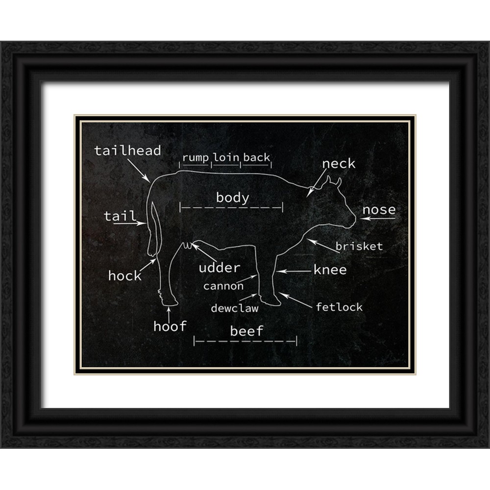Phillip, Jamie 14x12 Black Ornate Wood Framed with Double Matting ...