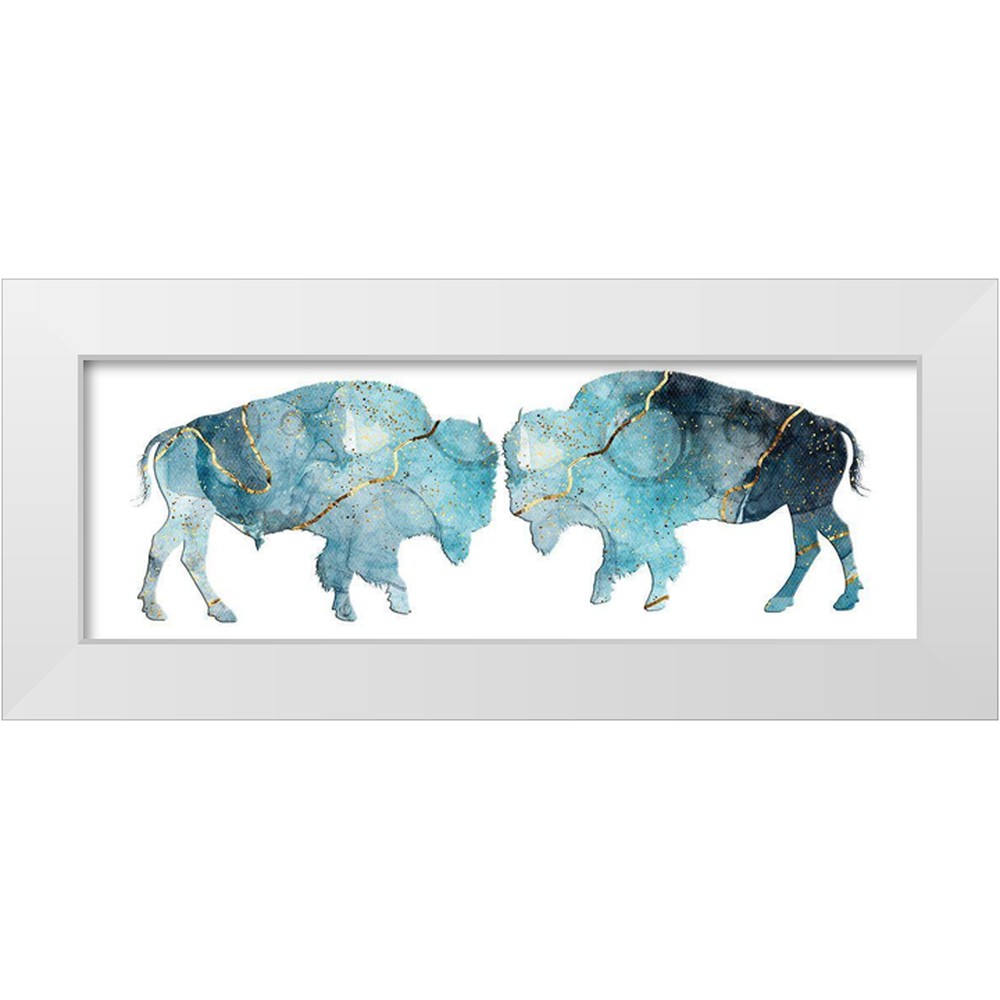 Phillip, Jamie 14x7 White Modern Wood Framed Museum Art Print Titled ...