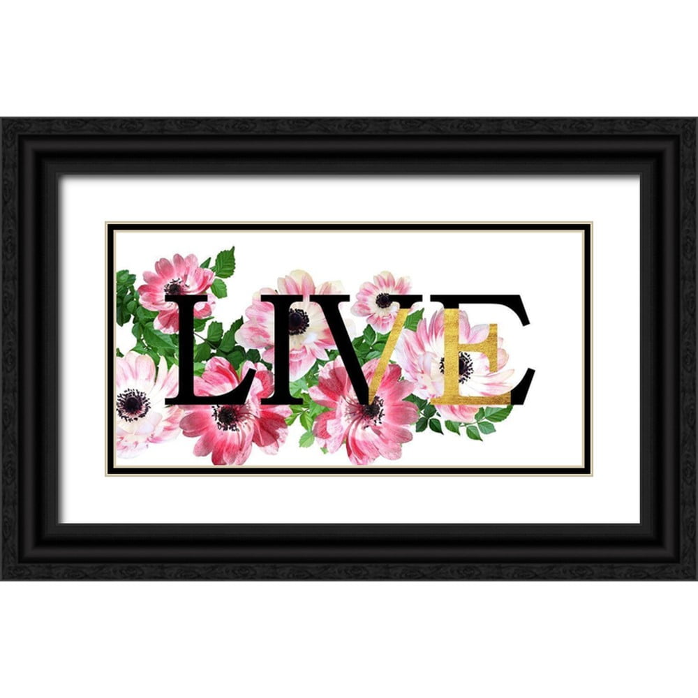 Phillip, Jamie 18x11 Black Ornate Wood Framed with Double Matting ...