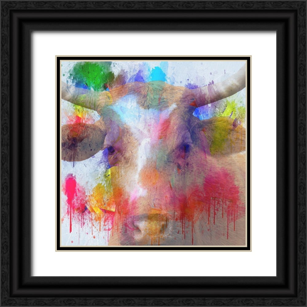 Phillip, Jamie 20x20 Black Ornate Wood Framed with Double Matting ...