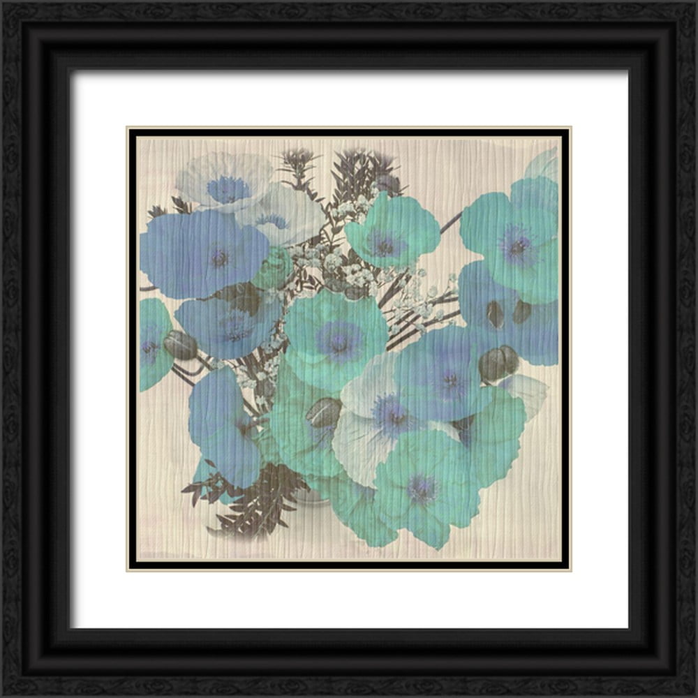 Phillip, Jamie 20x20 Black Ornate Wood Framed with Double Matting ...