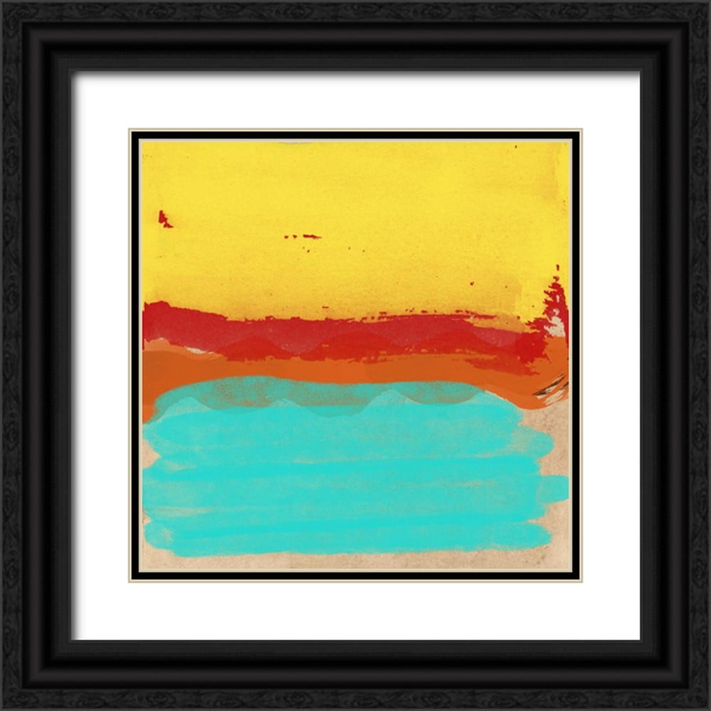 Phillip, Jamie 20x20 Black Ornate Wood Framed with Double Matting ...