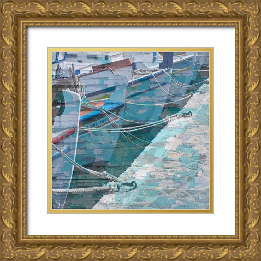 Phillip, Jamie 20x20 Gold Ornate Wood Framed with Double Matting Museum ...