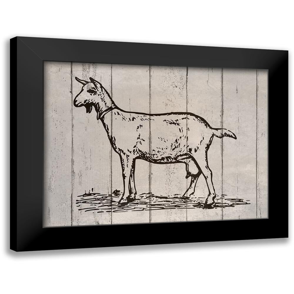 Phillip, Jamie 24x19 Black Modern Framed Museum Art Print Titled - Goat ...