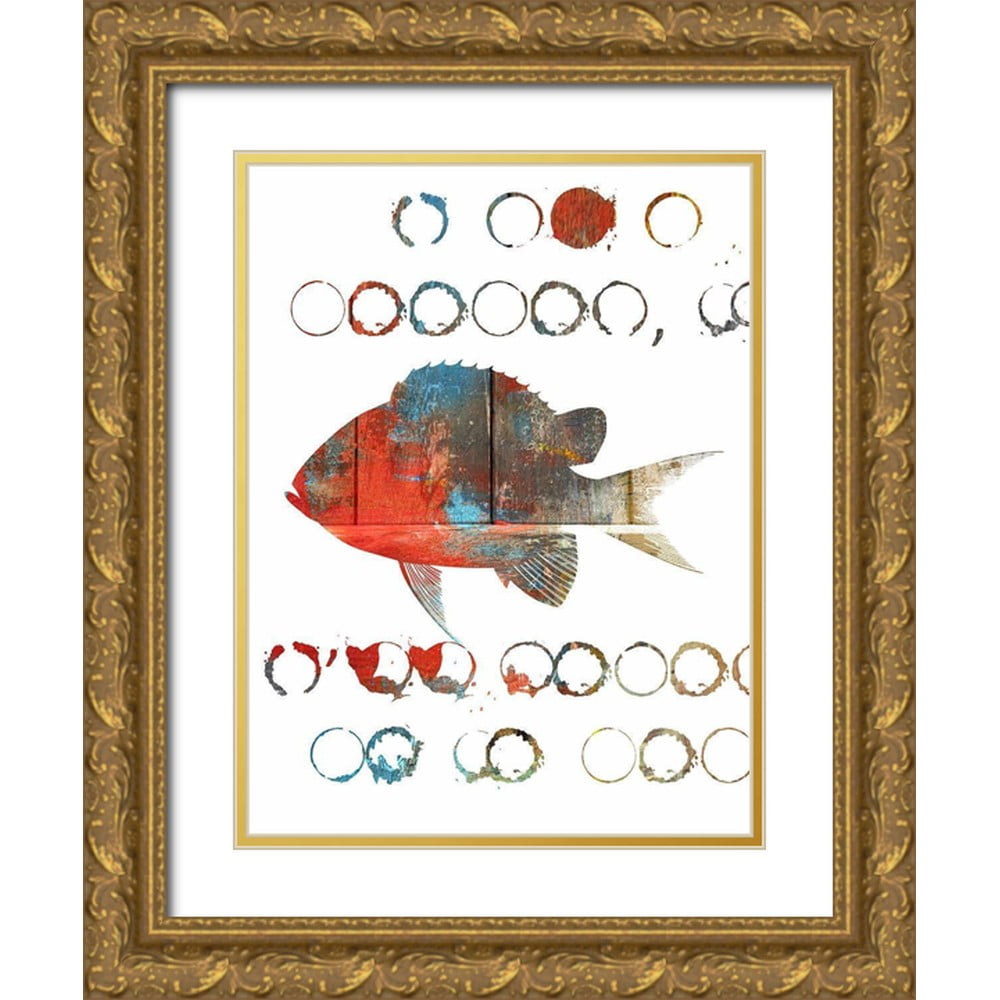 Phillip, Jamie 25x32 Gold Ornate Wood Framed with Double Matting Museum ...