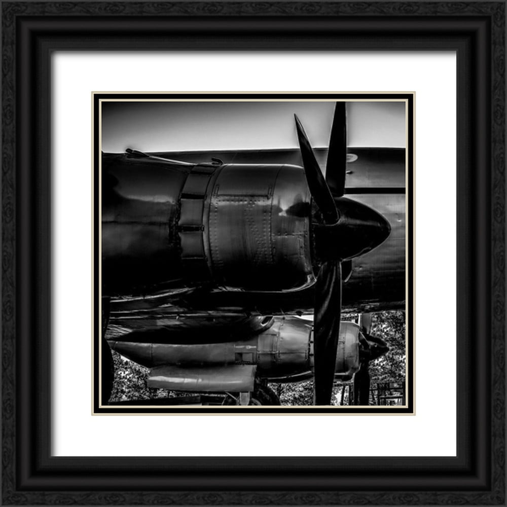 Phillip, Jamie 26x26 Black Ornate Wood Framed with Double Matting ...