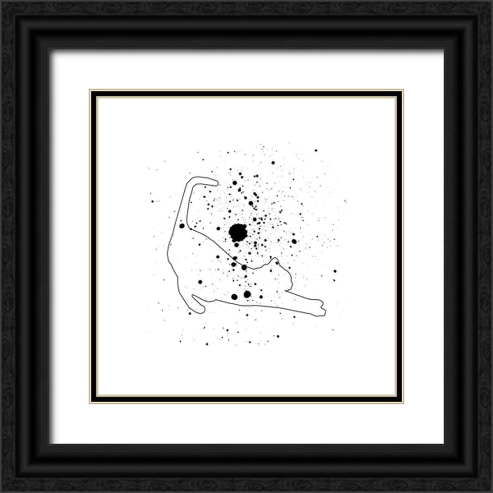 Phillip, Jamie 26x26 Black Ornate Wood Framed with Double Matting ...