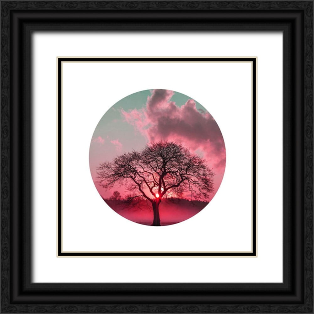 Phillip, Jamie 26x26 Black Ornate Wood Framed with Double Matting ...