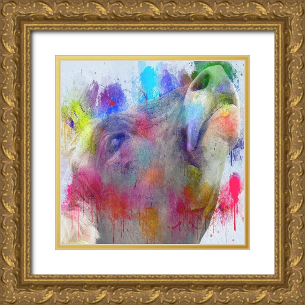 Phillip, Jamie 26x26 Gold Ornate Wood Framed with Double Matting Museum ...