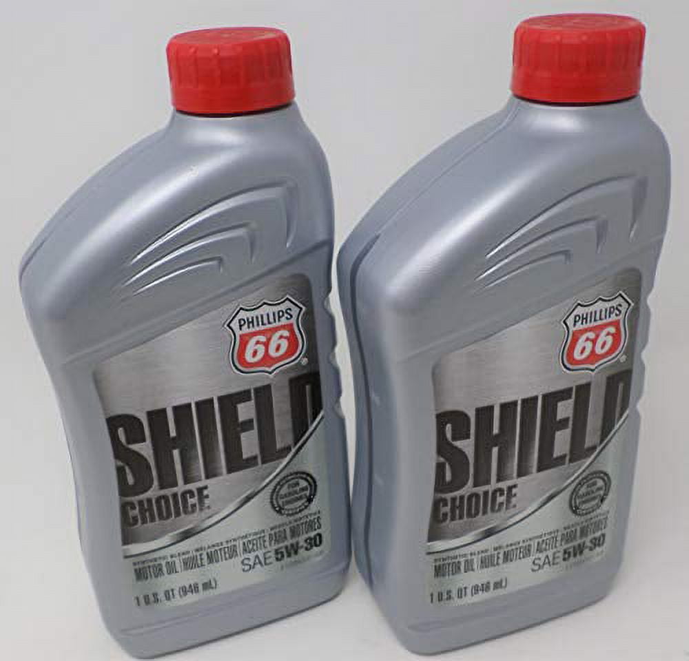Phillips 66 5W30 Shield Choice Oil Quart 1081455 (Pack of 2) - Walmart.com