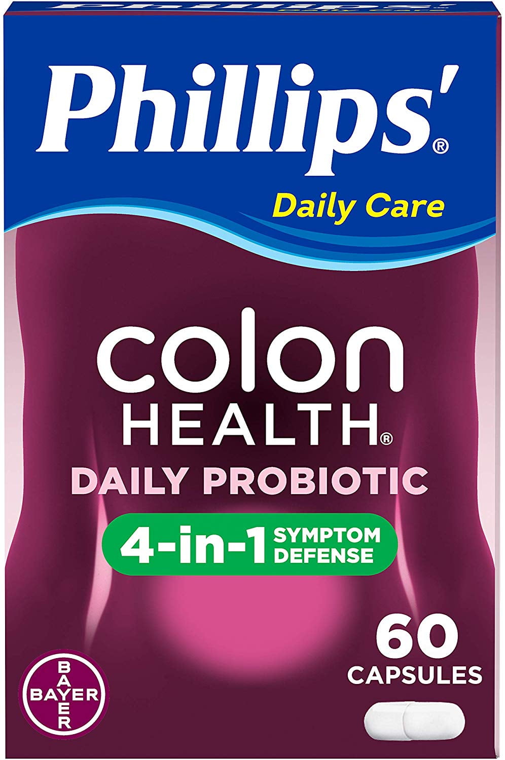 Phillips' Colon Health Daily Probiotic Supplement, Digestive Support ...