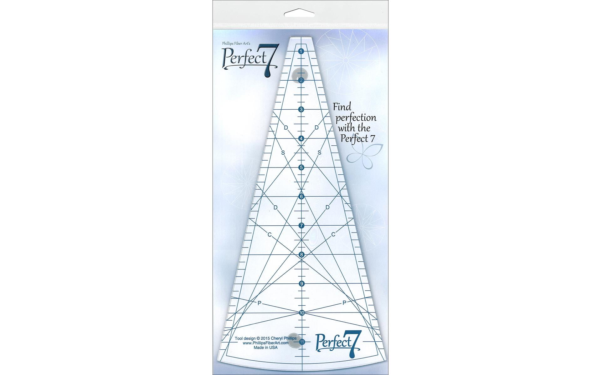 Phillips Fiber Arts Ruler Perfect 7 - Walmart.com