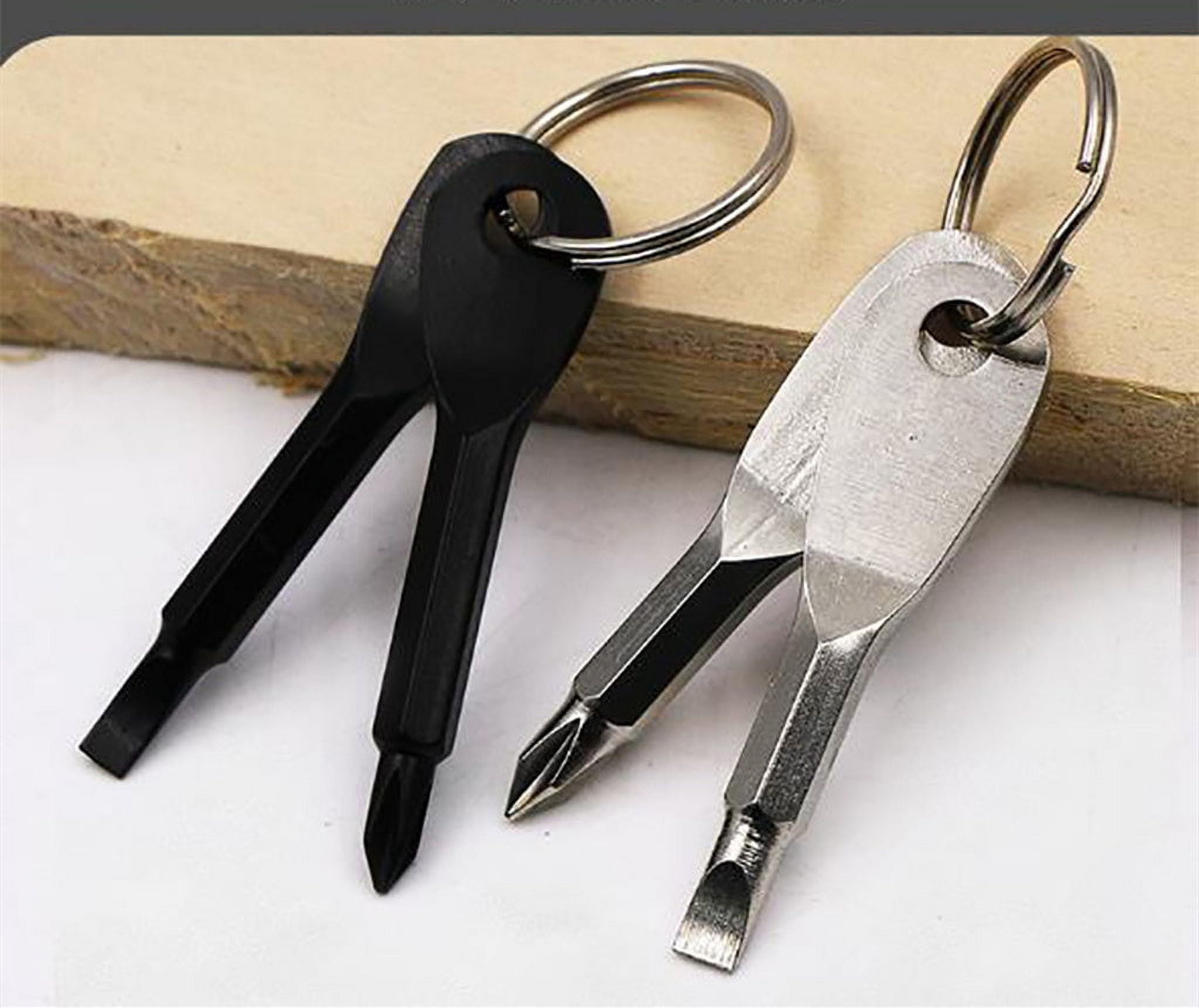 Keychain Screwdriver Set Mini Portable Design Phillips Flat-Blade ...