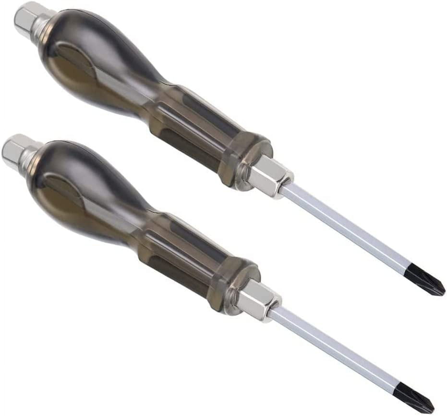 Phillips Impact Screwdriver 4 Inch Cross Point Keystone Demolition Driver 2Pcs - Walmart.com