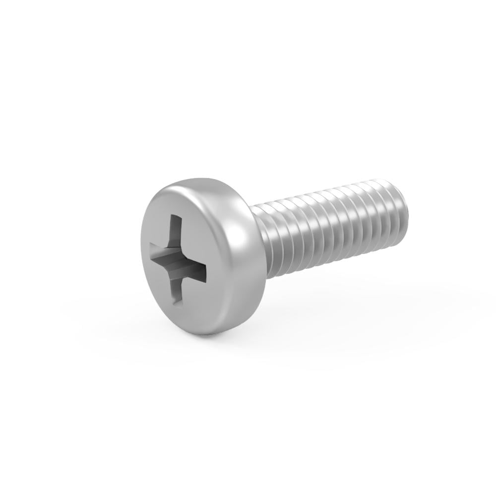 Phillips Pan Head Screws M4 x 0.7mm x 12mm | 25 pk - Walmart.com
