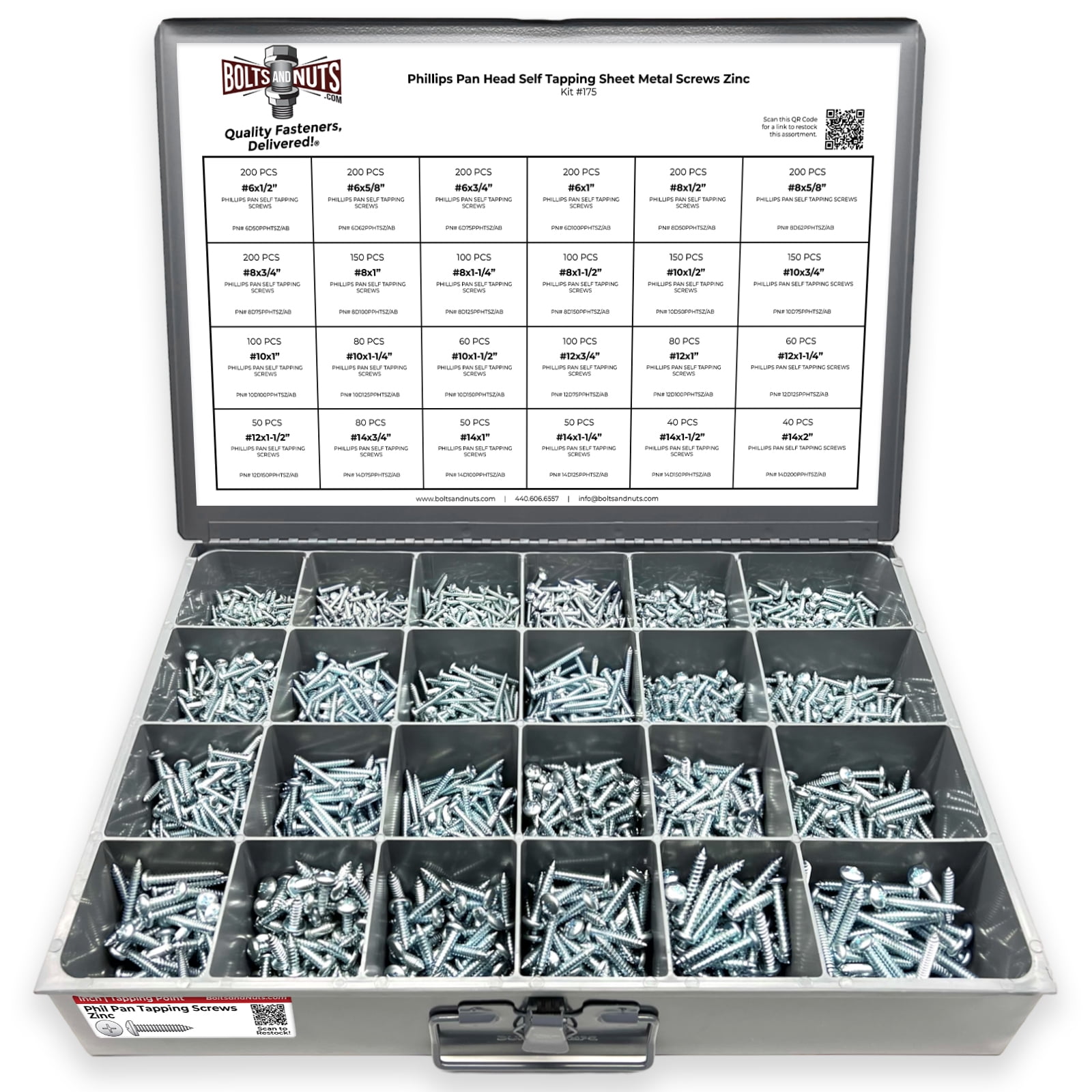Phillips Pan Head Self Tapping Sheet Metal Screws Zinc Plated ...