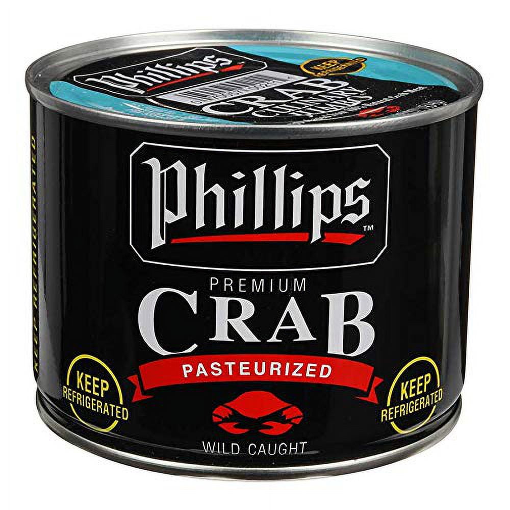 Phillips Seafood Culinary Jumbo Crab Meat Can, 1 Pound - 6 per case ...