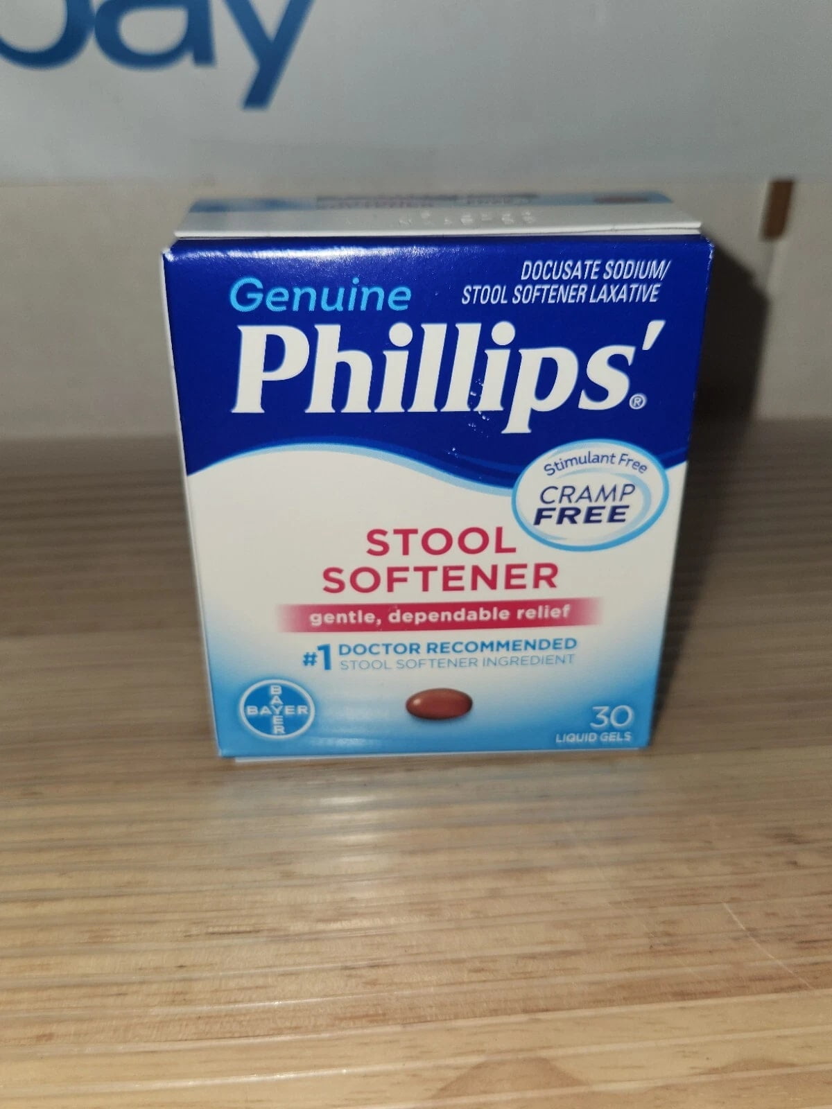 Phillips Stool Softener Liquid Gels 30-Count Pack for Constipation ...