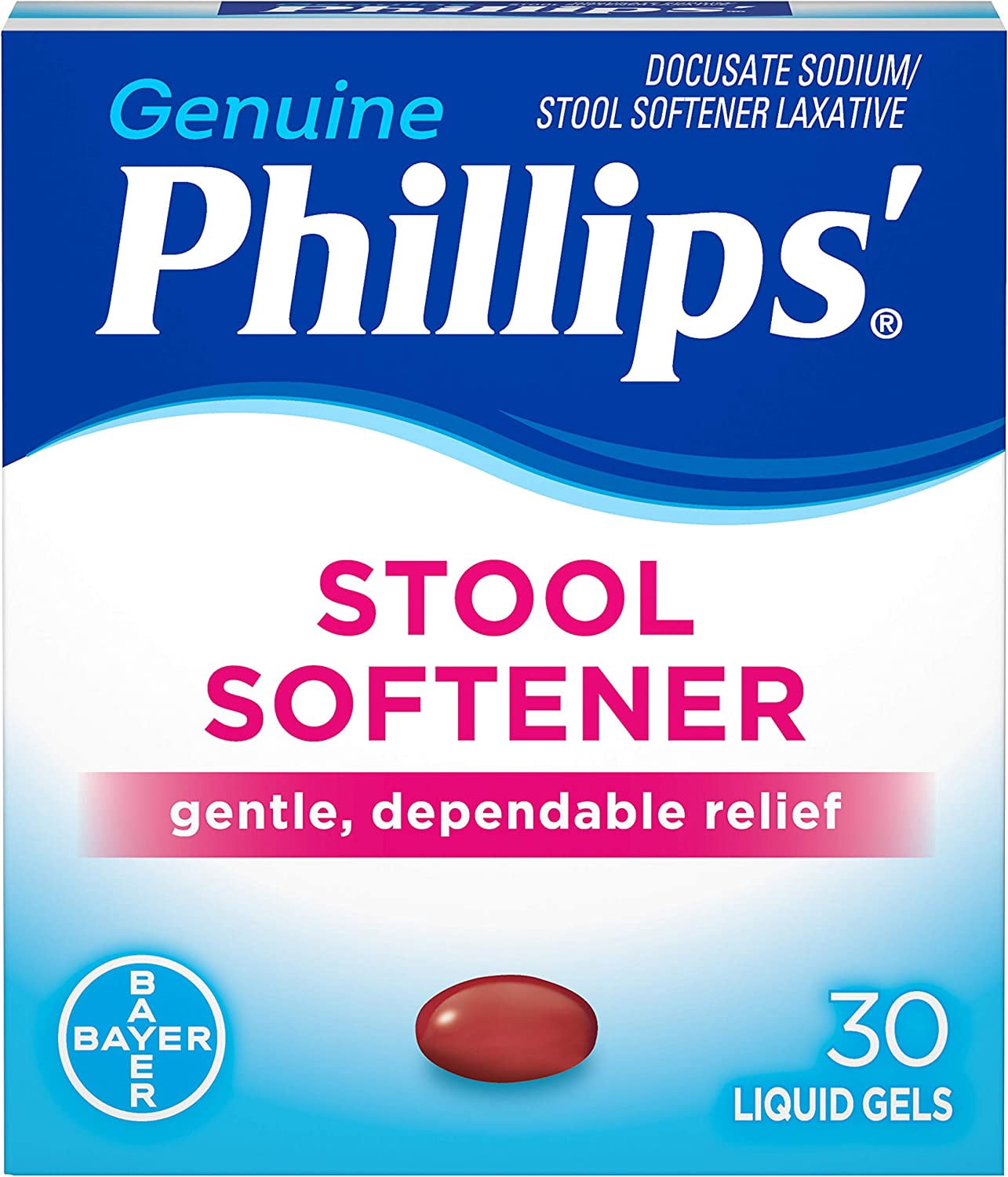 Phillips' Stool Softener Liquid Gels 30 Liquid Gels (Pack of 3 ...