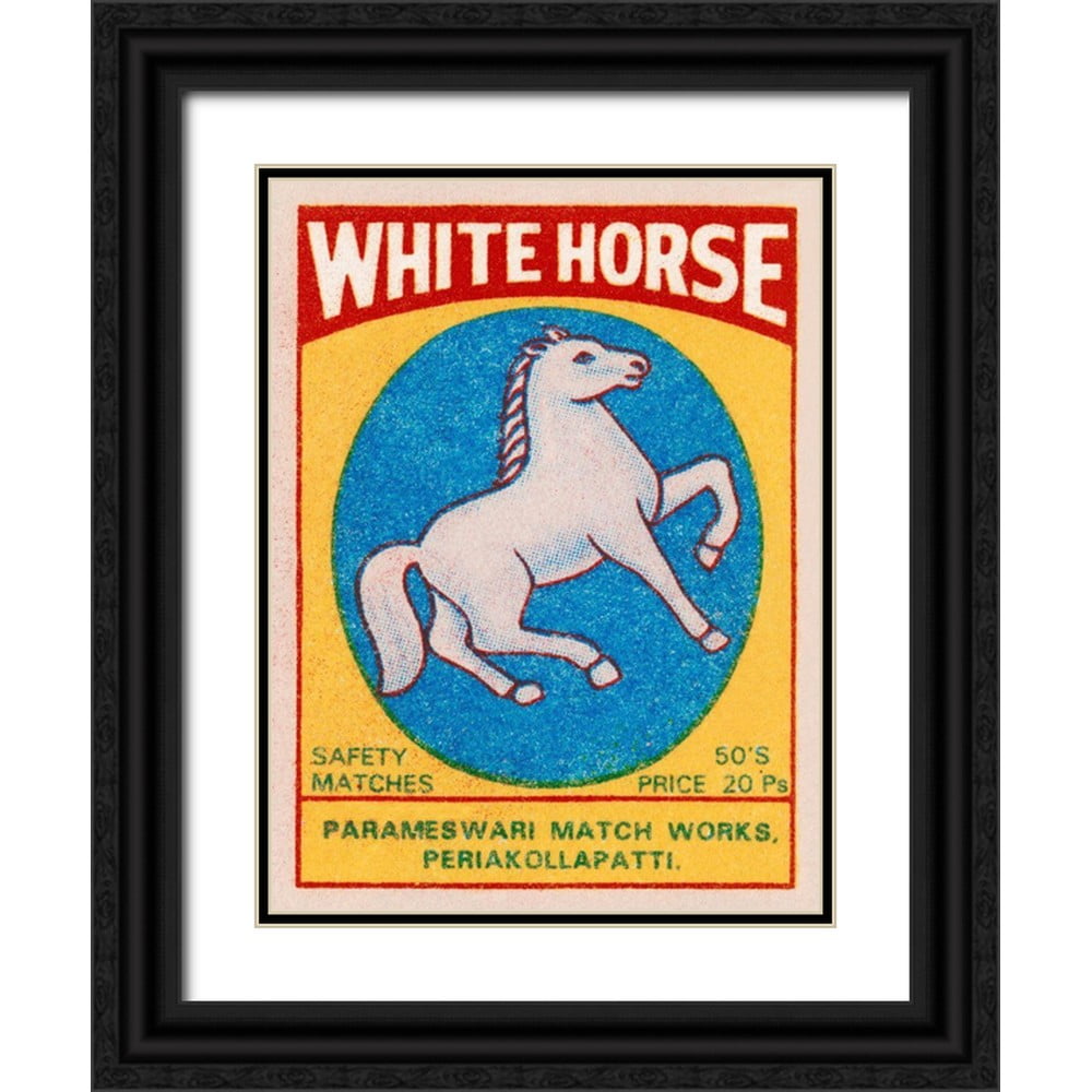 Phillumenart 12x14 Black Ornate Wood Framed with Double Matting Museum ...