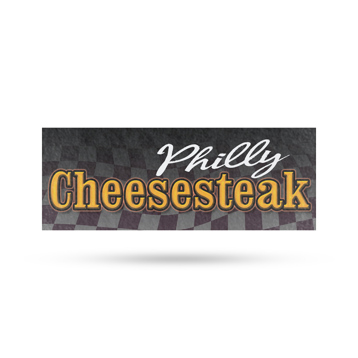 Philly Cheesesteak Vinyl Decal 48 Inch x 18 Inch Weatherproof Heavy ...