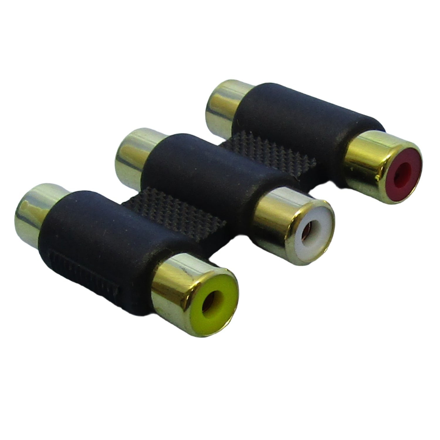 Philmore 45-333G Triple RCA Female Adaptor (Coupler) - Walmart.com