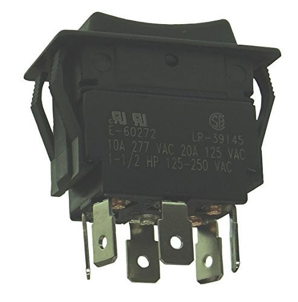 Philmore LKG Double Pole Heavy Duty Momentary Rocker Switch - DPDT ...