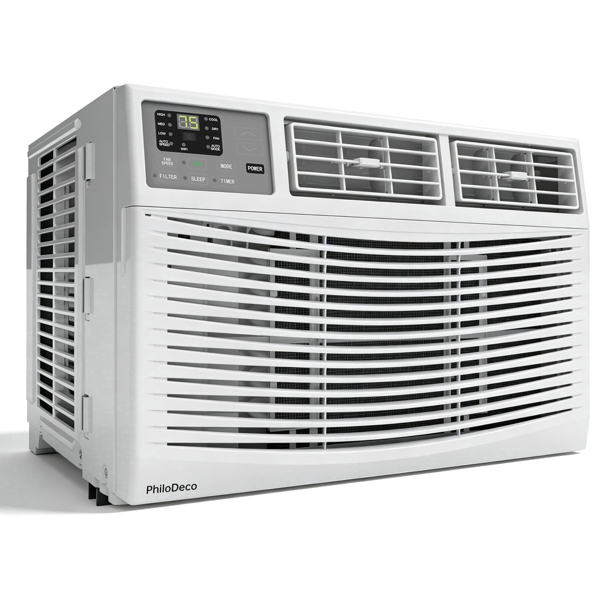 PhiloDeco 18000 BTU Window AC – Smart Control, 3-in-1 Dehumidifier ...