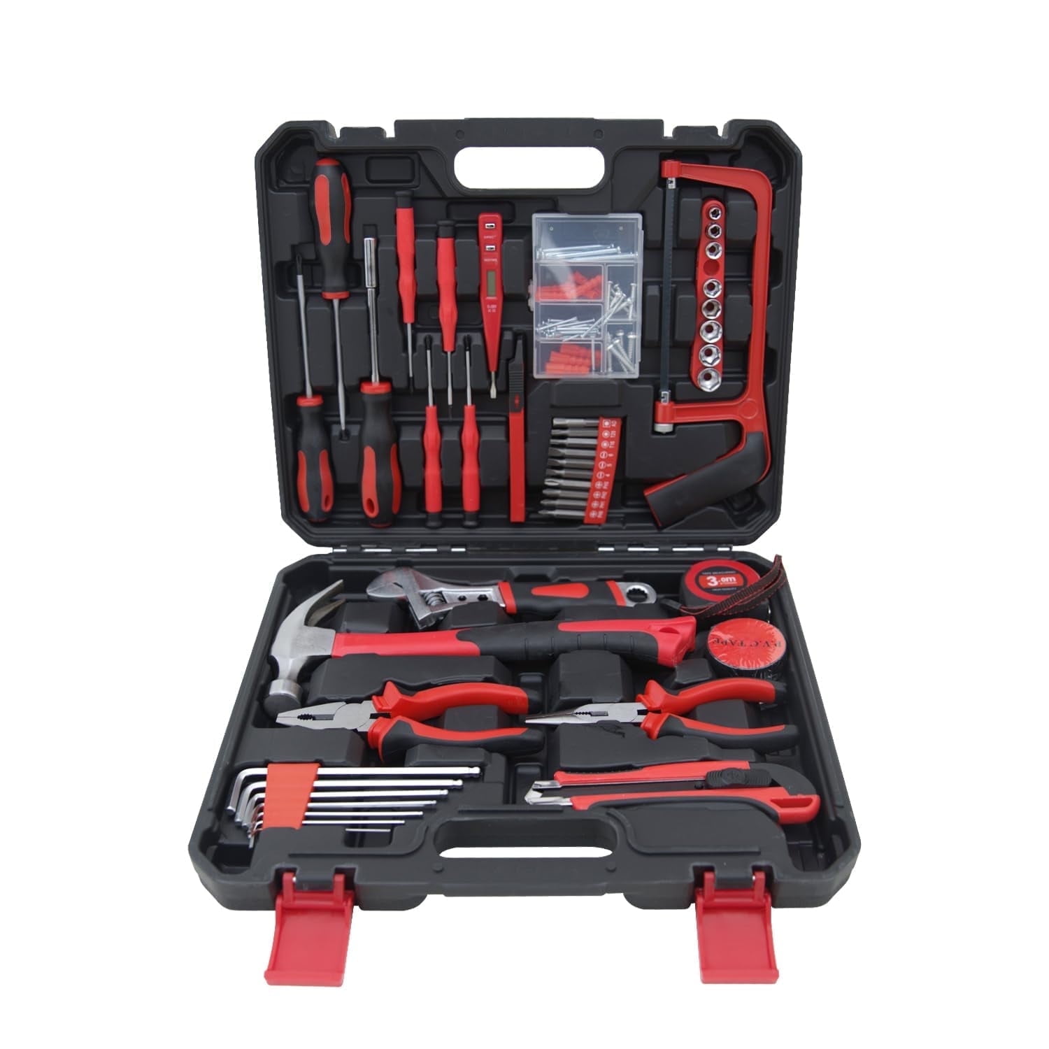 Kcpolre 108-Piece Professional-Grade Home & Auto Repair Tool Kit with ...