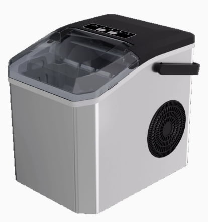 PhiloDeco Ice Maker Countertop, Portable Ice Machine with Carry Handle ...