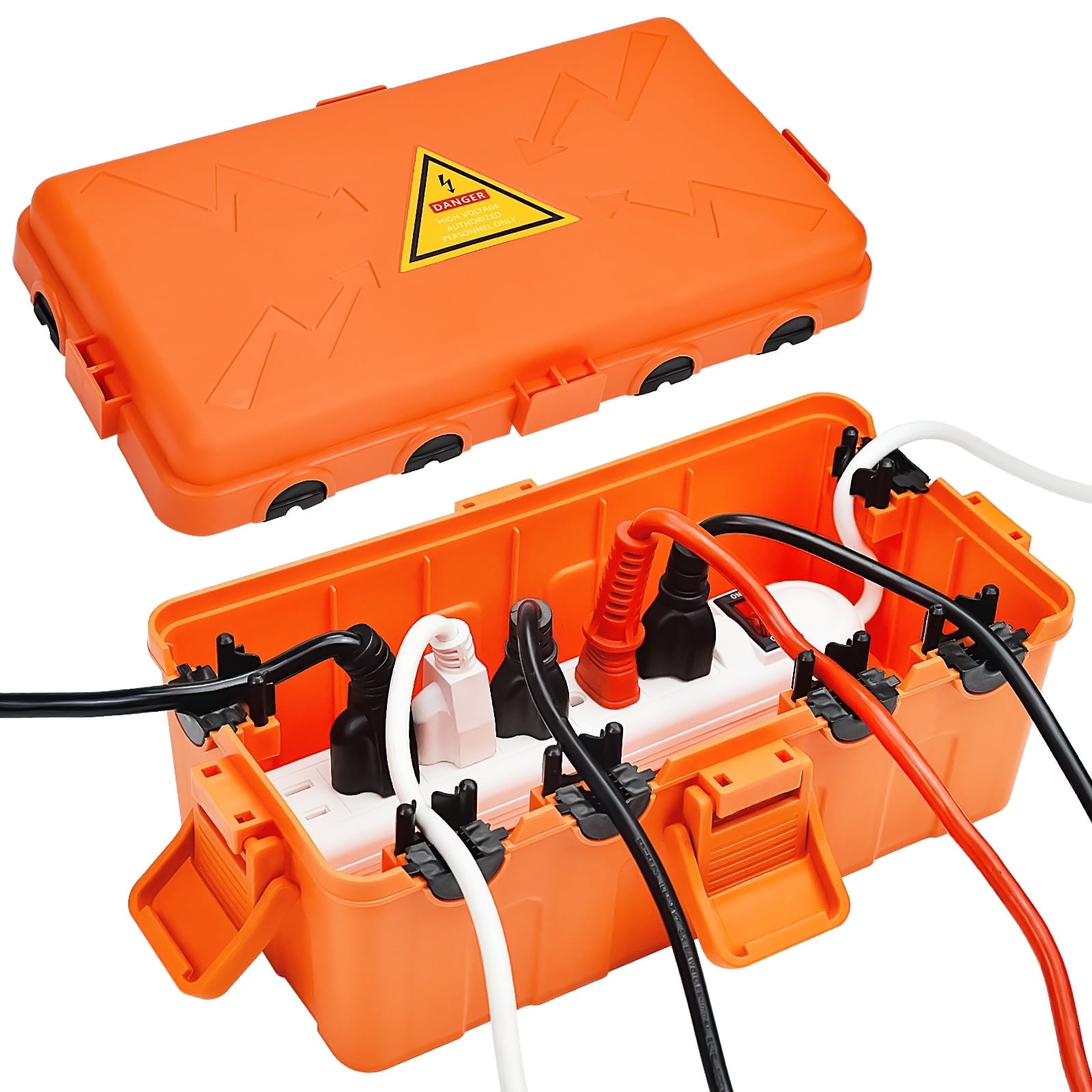 Kcpolre Medium Outdoor Waterproof Junction Box (10.6x5.5x4.5 inch) IP54 ...