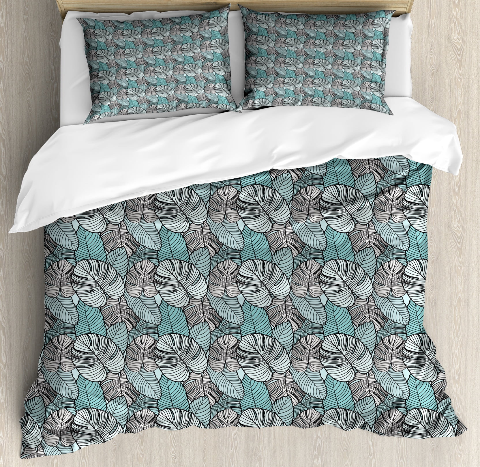 Philodendron Duvet Cover Set, Digitally Generated Big High Detailed ...