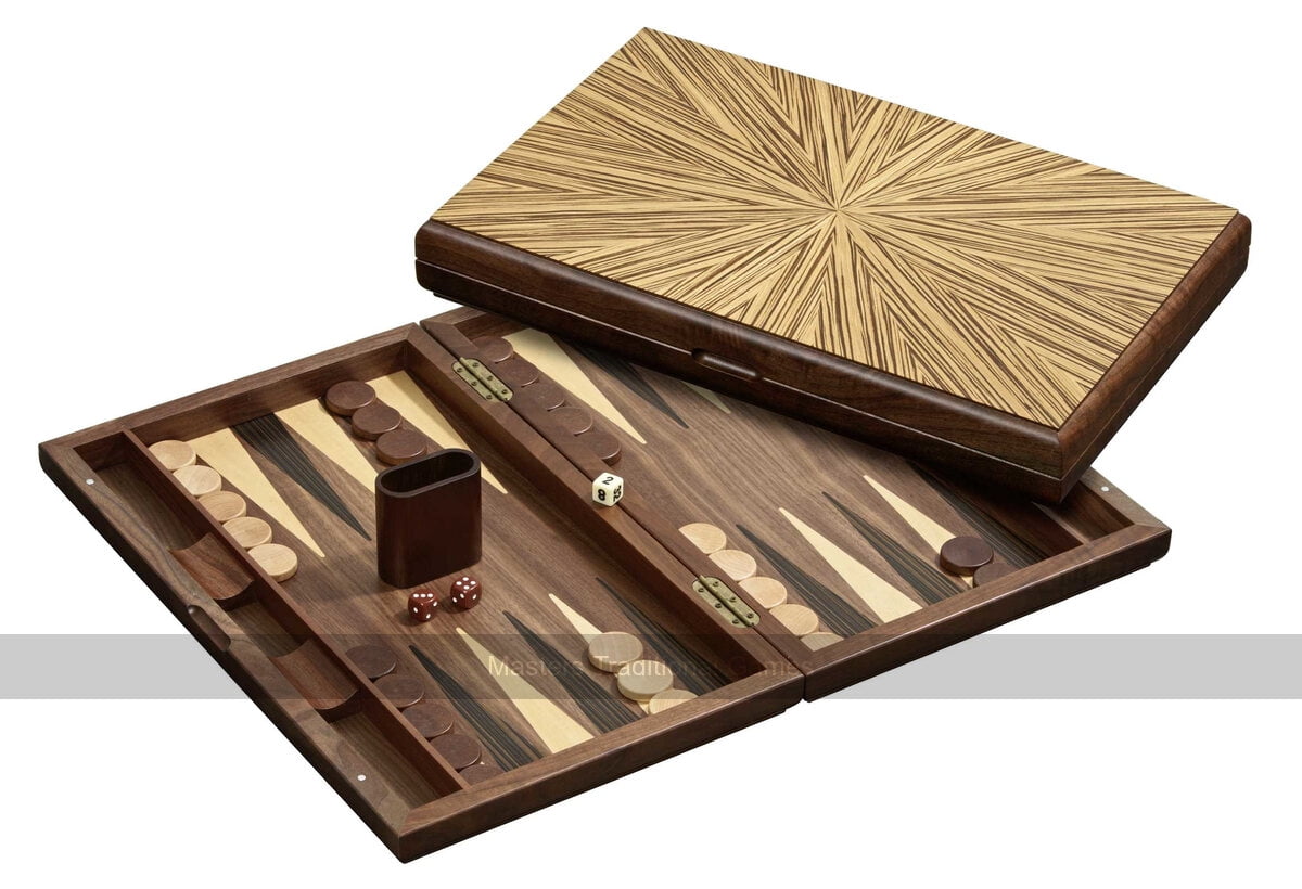 Philos 19-inch Wooden Mykonos Backgammon Set - Walmart.com