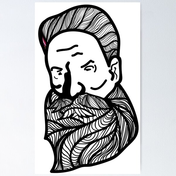 Philosopher Poster Wall Art, Modern Wall Decor For Living Room Bedroom ...