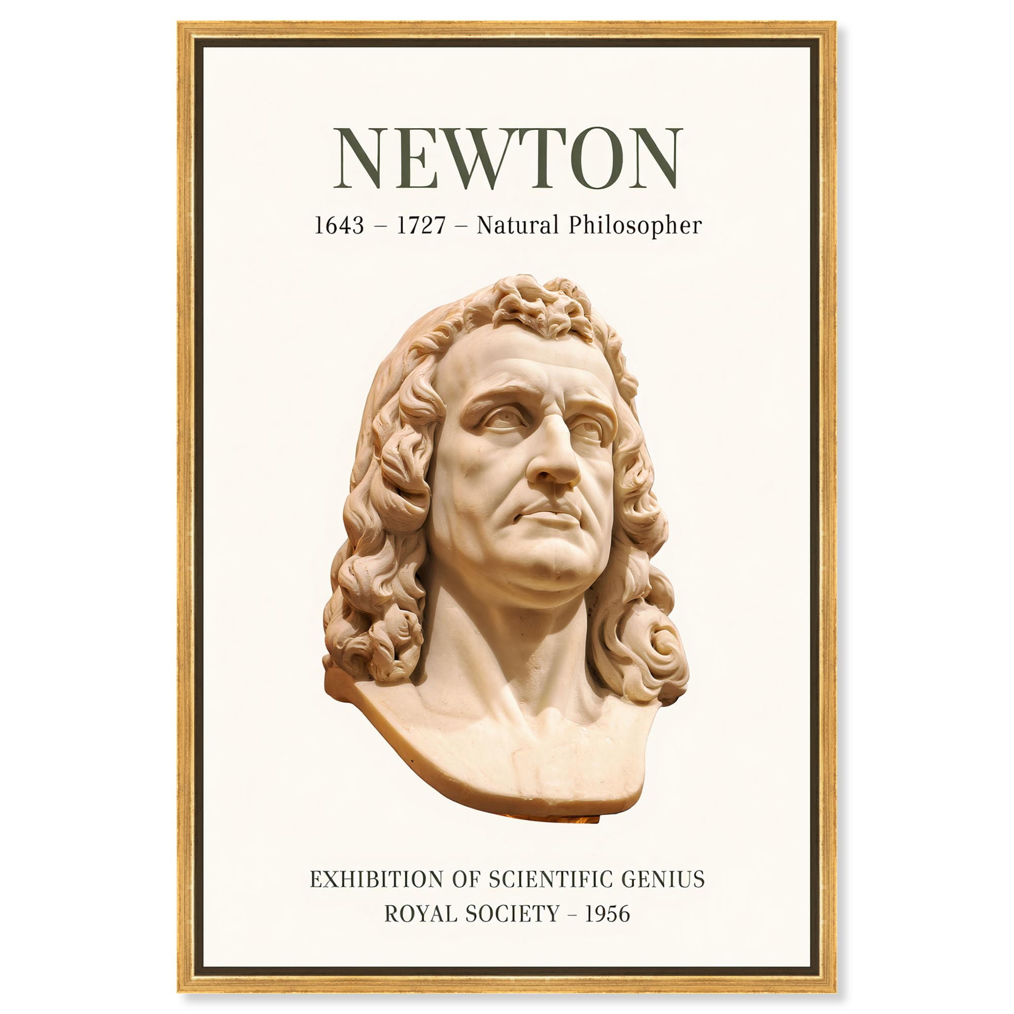 Philosopher of Nature Canvas Classic Art Posters by Art Remedy, Gold ...