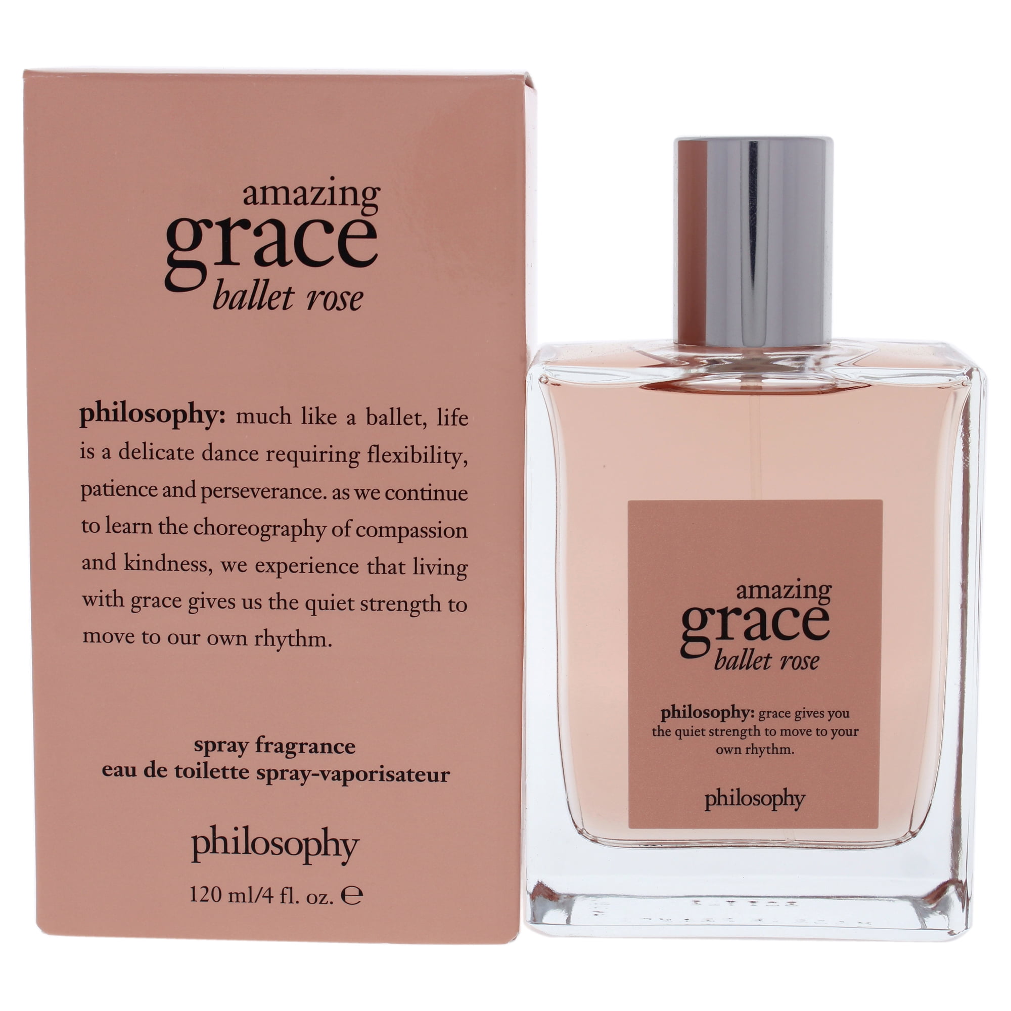 Philosophy Amazing Grace Ballet Rose Perfume Fragrance, 4.0 oz Eau De ...