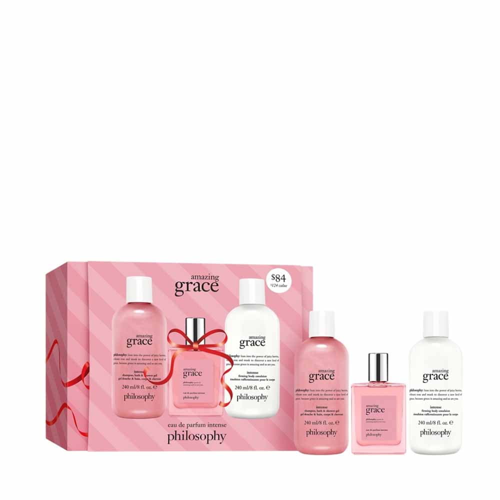 Philosophy Amazing Grace EDP Intense Gift Set Trio, Perfume and ...