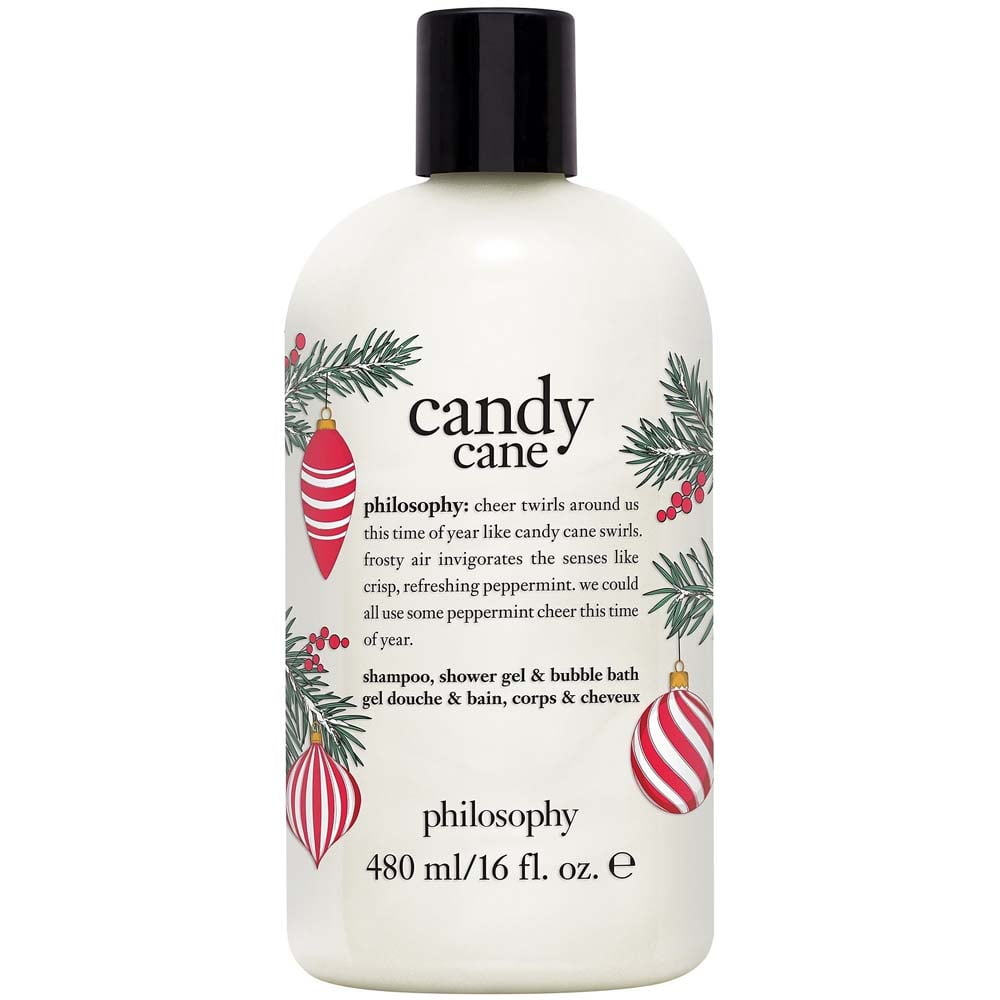 Philosophy 16oz Candy Cane Shampoo, Bath And Shower Gel with Aloe Barbadensis Leaf Juice ...